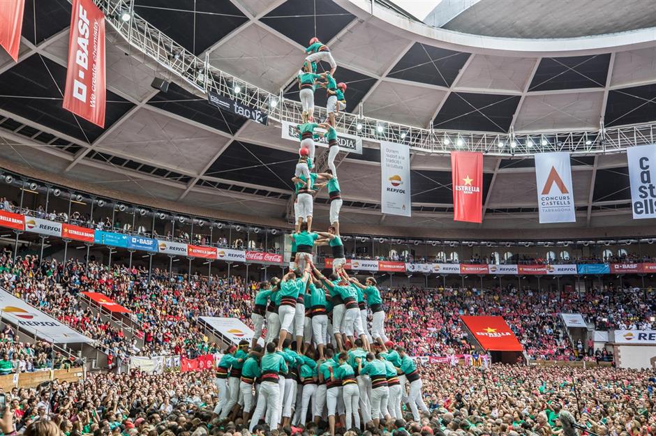 Las increíbles imágenes del Concurso de Castells de Tarragona ...
