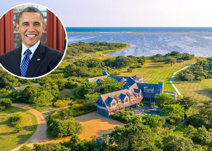 Step inside Barack and Michelle Obama's $12m Martha’s Vineyard mansion ...