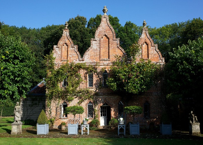 Nearly everything in Nicky Haslam's Hunting Lodge home is up for sale ...