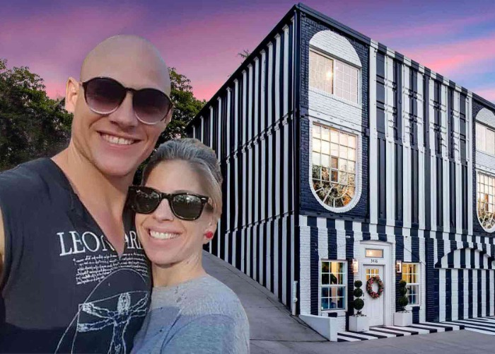 How one couple turned a shipping container into a metal mansion ...