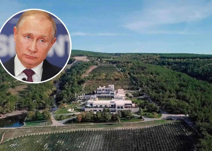 So protzen Putin und seine Oligarchenfreunde am Schwarzen Meer ...