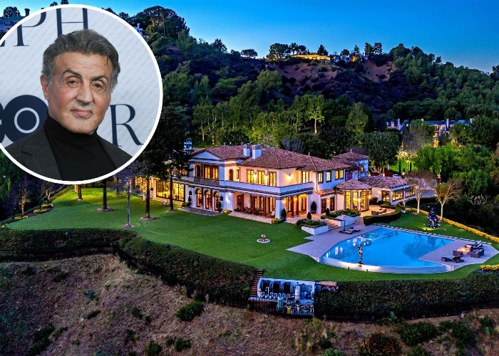 Inside Sylvester Stallone's $58m mansion and more 80s star homes ...