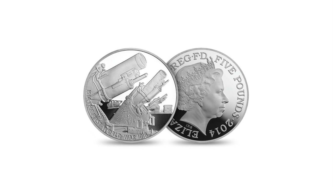 New £5 coin set commemorates First World War