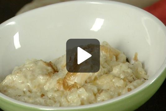 Baked rice pudding recipe