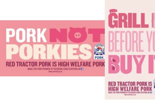 'Misleading' high welfare Red Tractor pork adverts banned