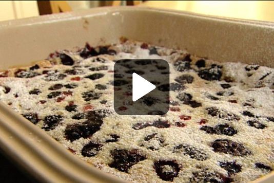 Mixed berry clafoutis recipe