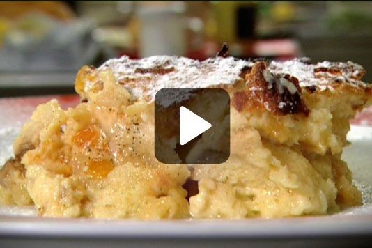 Lemon bread and butter pudding recipe
